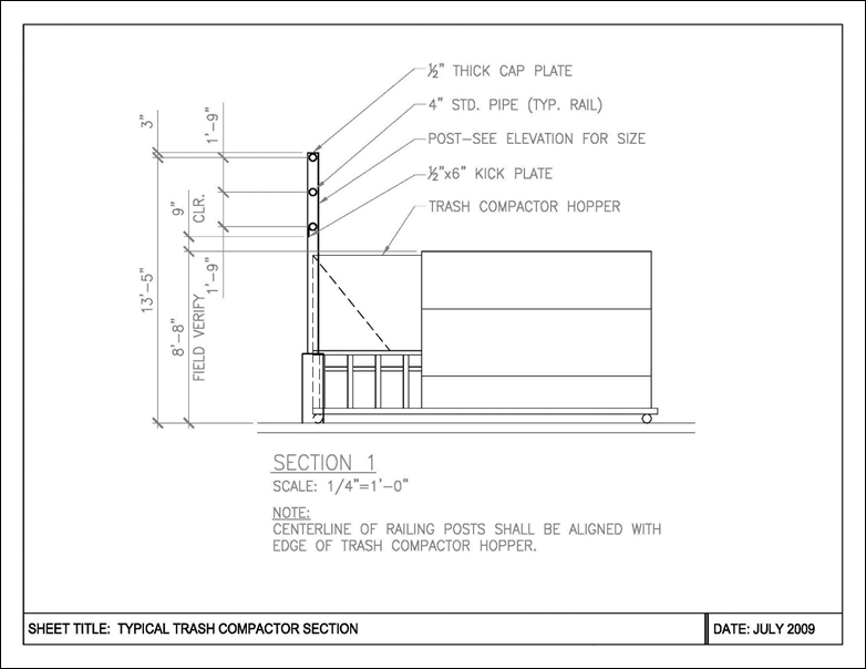 8.3 Trash Compactor Fall Protection Systems
